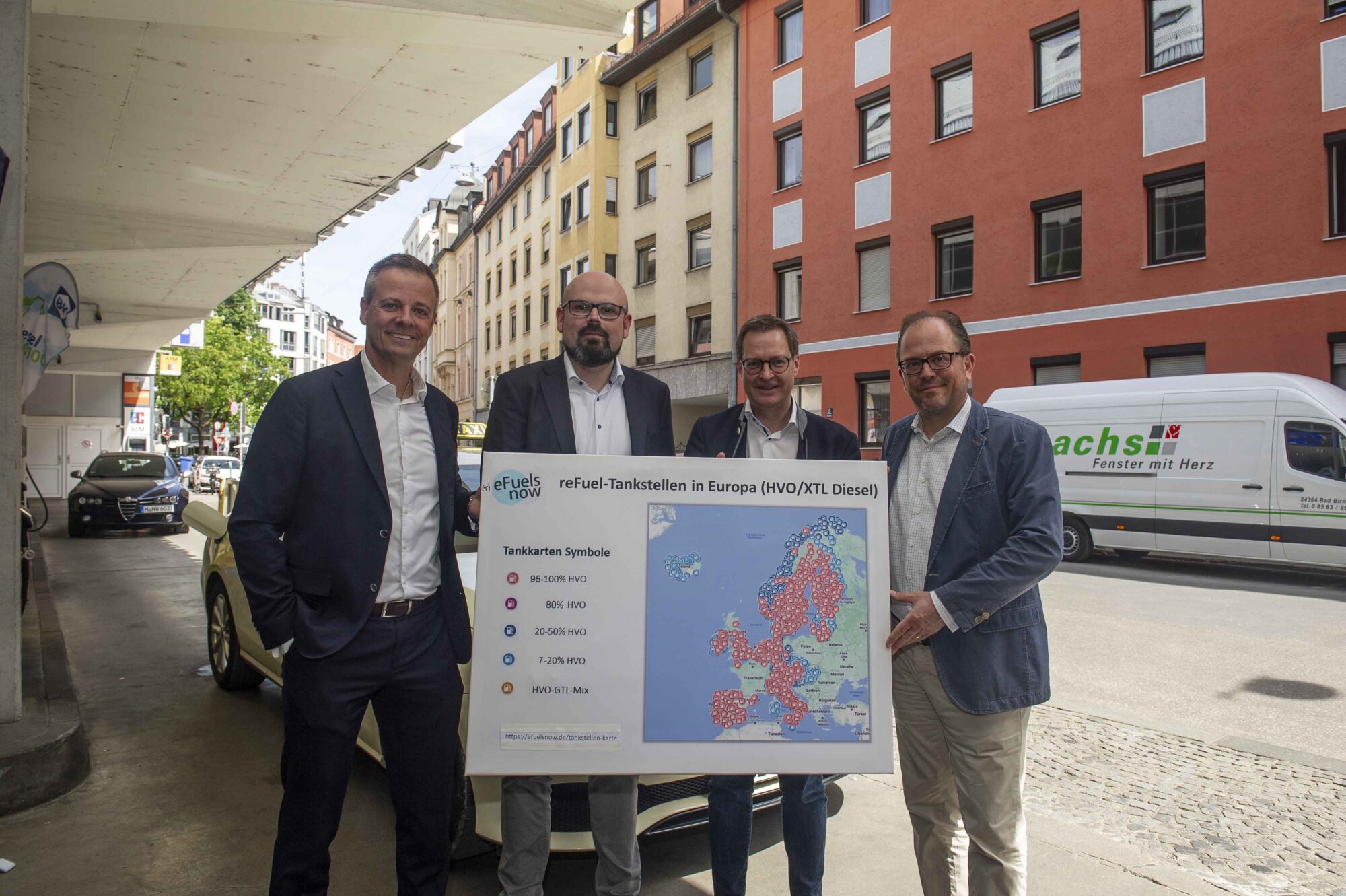 BK-Tankstelle führt neuen Dieselkraftstoff HVO100 in München ein