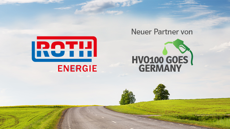 ROTH Energie ist neuer Partner der Kampagne „HVO100 goes Germany“